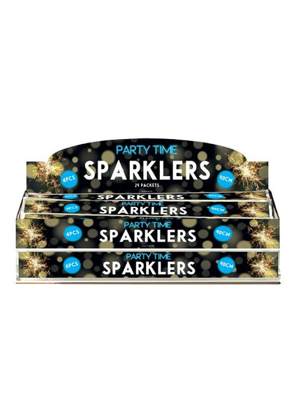 1 Packet of 15" Party Time Sparklers (6 per pack ...